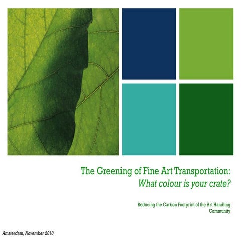 Greg Gahagan - How green is your crate (ICEFAT Green Committee) | PPT