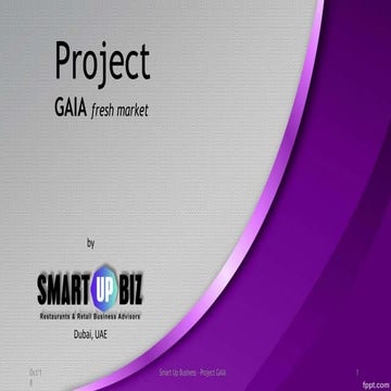 Smart Up Business Gaia Project Presentation Pptx