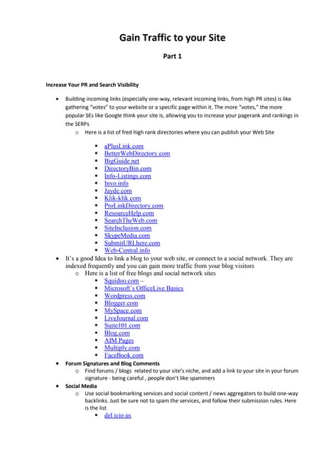 List of search engines 2012 | PPT