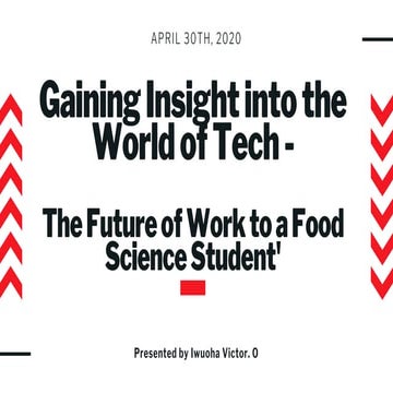 The Future of Food Powered by Technology | PPTX
