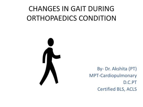 Gait abnormalities presentation | PPTX | Physical Therapy | Wellness