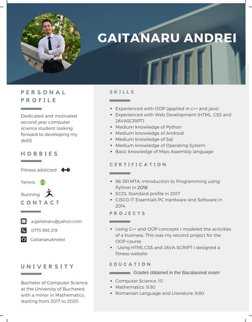 Zinchenko alex cv | PDF