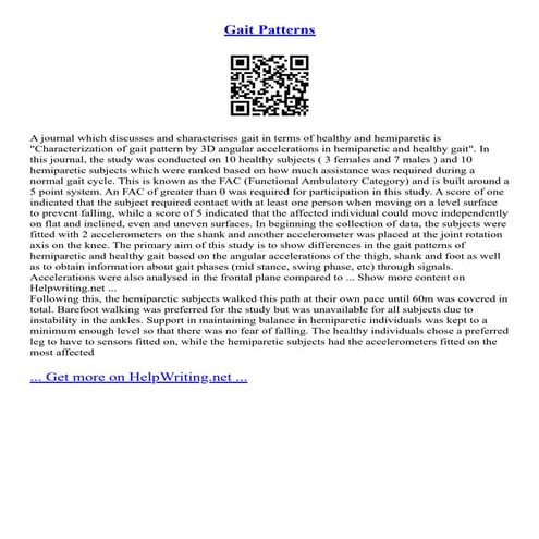 Gait Patterns | PDF | Geology | Science