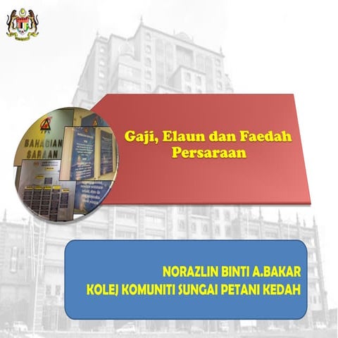 WP 1.4: Elaun bayaran anggota perkhidmatan awam | PDF