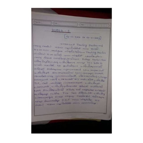 WEEKLY REFLECTION | PPTX