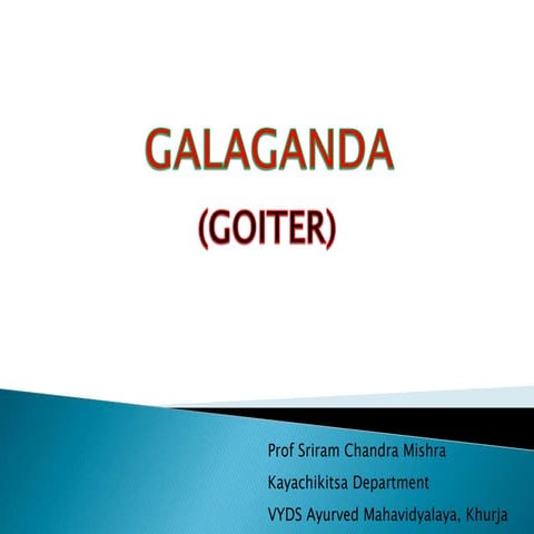 Galaganda (Goitre) | PPSX