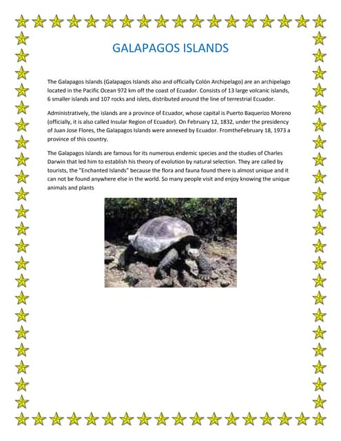 Galapagos Island | PPT