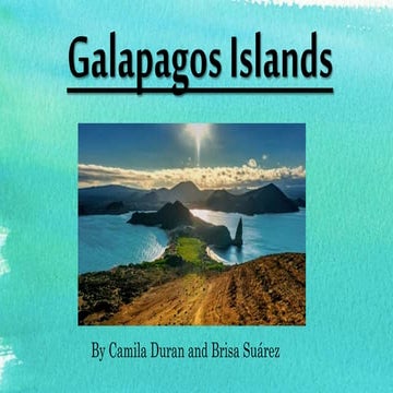 Galapagos islands | PPTX