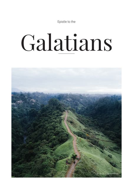 Galatians Intro | PDF
