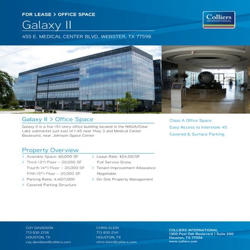 Galaxy II | PDF | Office Property | Real Estate