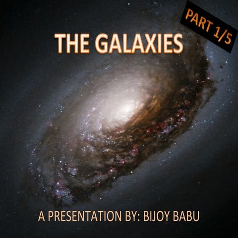 Galaxy Presentation | PPT | Space and Astronomy | Science