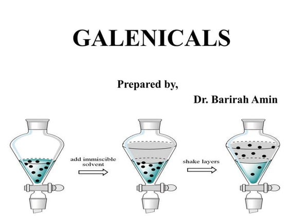 Galen, Galenicals, galanical preperations. | PPT