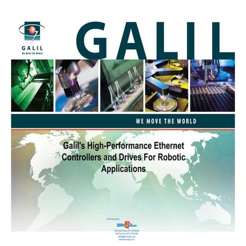Galil Motion Control- Galil's High Performance Ethernet Controllers & Drives For Robotic ...