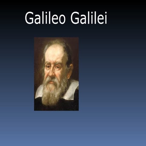 Galileo galilei | PPTX