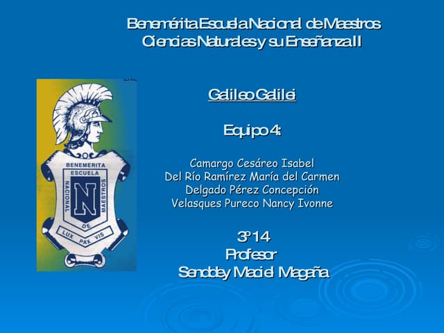 Galileo galilei power point | PPTX