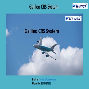 Galileo CRS System, Galileo Travel Software | PPTX