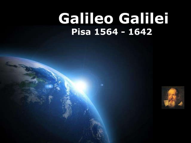 Galileo galilei power point | PPTX