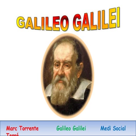 Galileo galilei | PPTX