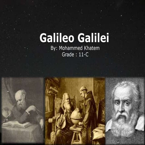 Galileo galilei | PPTX