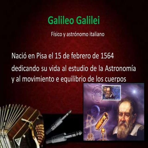 Galileo Galilei (terminado) | PPSX