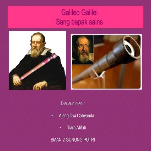 Galileo galilei kelas 12 IPA | PPTX