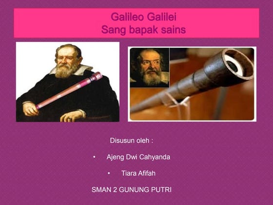 Teori Kecepatan Cahaya Galileo | PPSX