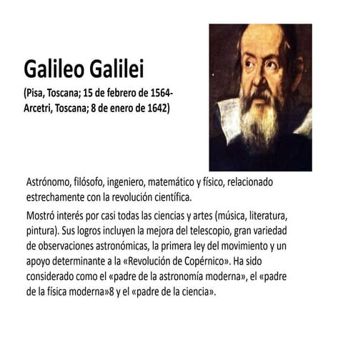 Galileo galilei | PPTX