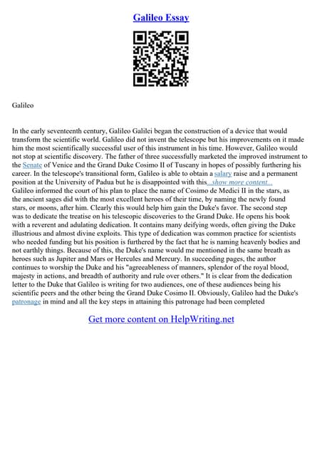 Galileo galilei | PPTX