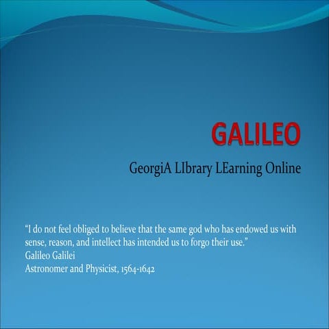 Using GALILEO | PDF