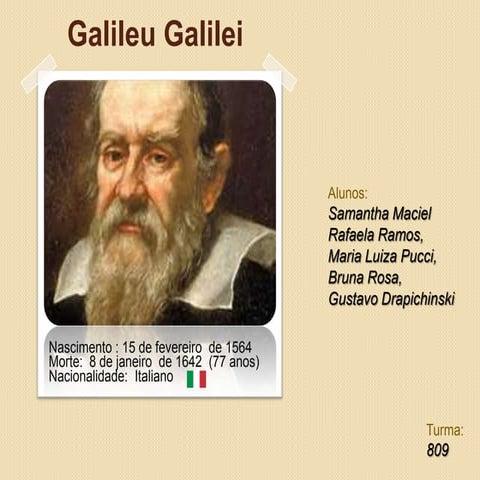 Galileu galilei | PPTX