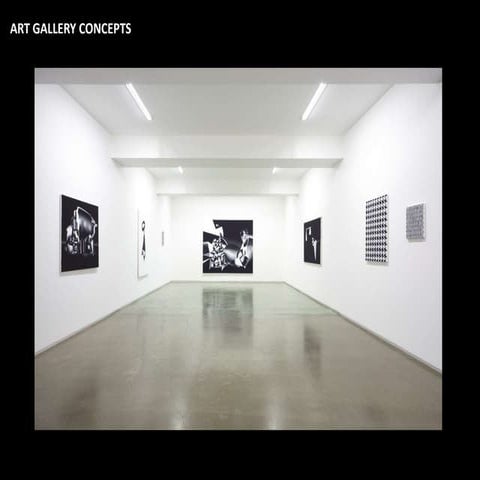 Art Gallery Concepts (wall and floor) | PPTX