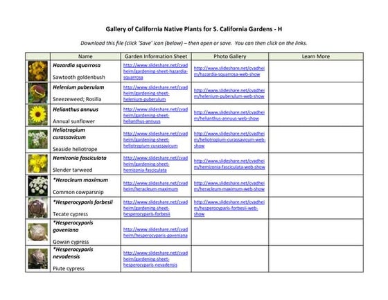 Gallery of california native plants a | PDF