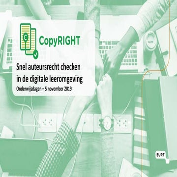 Snel auteursrecht checken in de digitale leeromgeving - Maarten Seegers ...