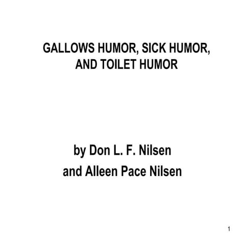 Gallows Humor | PPT