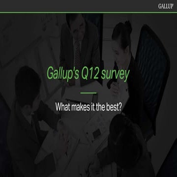 Gallup Q12. | PDF