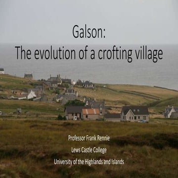 Galson village | PPT