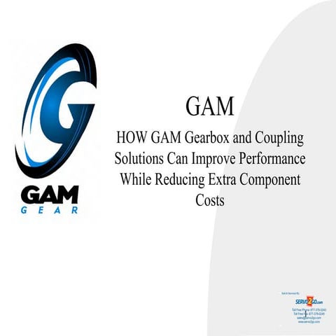 Gam Gear improve performance, reduce components presentation 2008 | PPT
