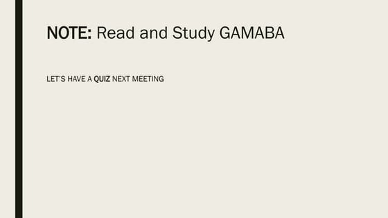 Gamaba awardees | PPTX