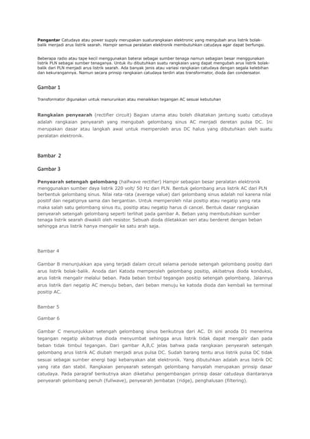 Litar bekalan kuasa | PDF