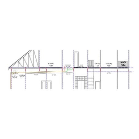 gambar potongan denah atap rencana manyar | PDF