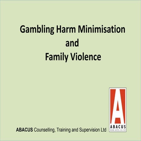 CBT Therapy Tools for Problem Gambling Treatment – Asian Practitioners ...