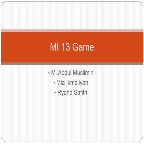 Game Flash Actionscript 30 Ppt 