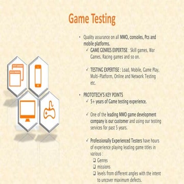Game Testing | PPT