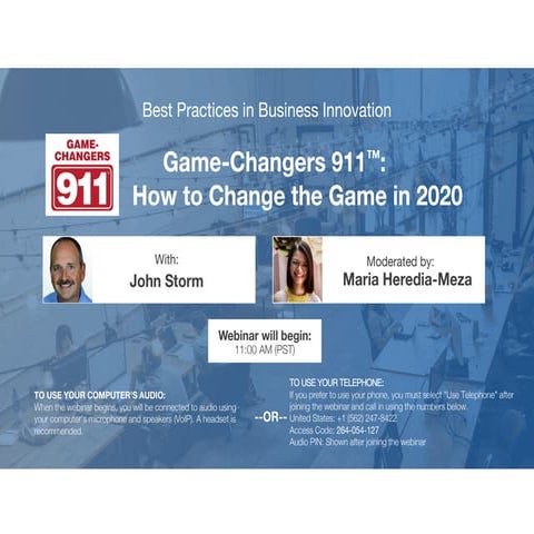 Best Practices in Business Innovation: Game-Changers 911™: How to ...