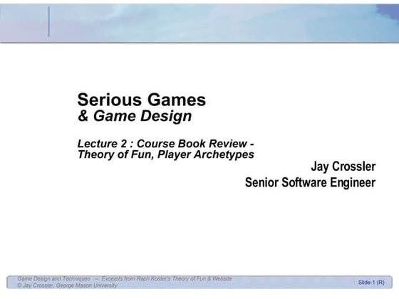 Game Design 5 - Torque Gaming Engine | PPT