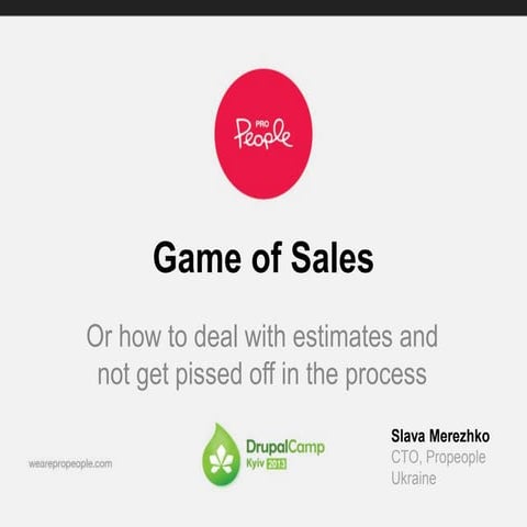 Game of Sales | PPT