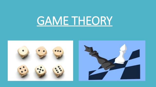 Game theory ppt | PPTX