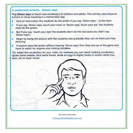 Game 11 simon says | PDF