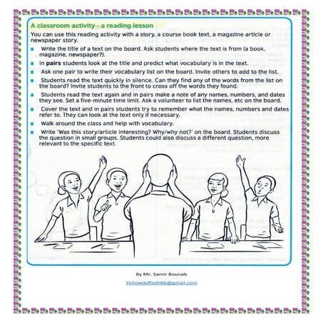 Game12 a reading lesson | PDF