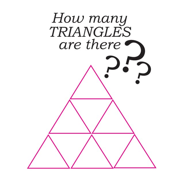 How Many Triangles Can You find? | PDF
